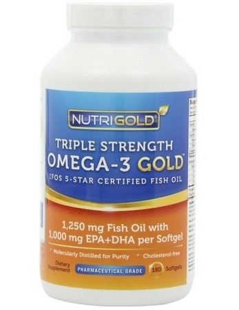 Nutrigold 加强版金牌深海鱼油软胶囊 含Omega 3